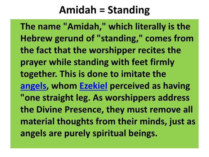 PPT - THE AMIDAH PowerPoint Presentation - ID:1592177