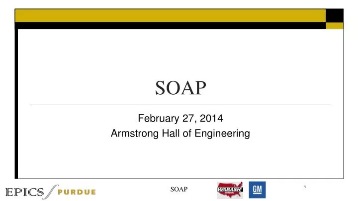 PPT - SOAP PowerPoint Presentation, free download - ID:1592259