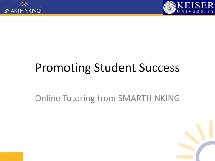 PPT - Promoting Student Success PowerPoint Presentation, free download ...