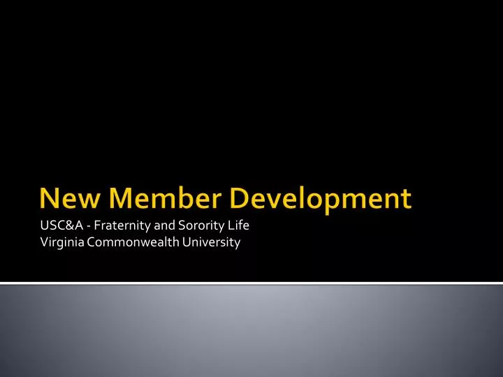 PPT - New Member Development PowerPoint Presentation, free download ...
