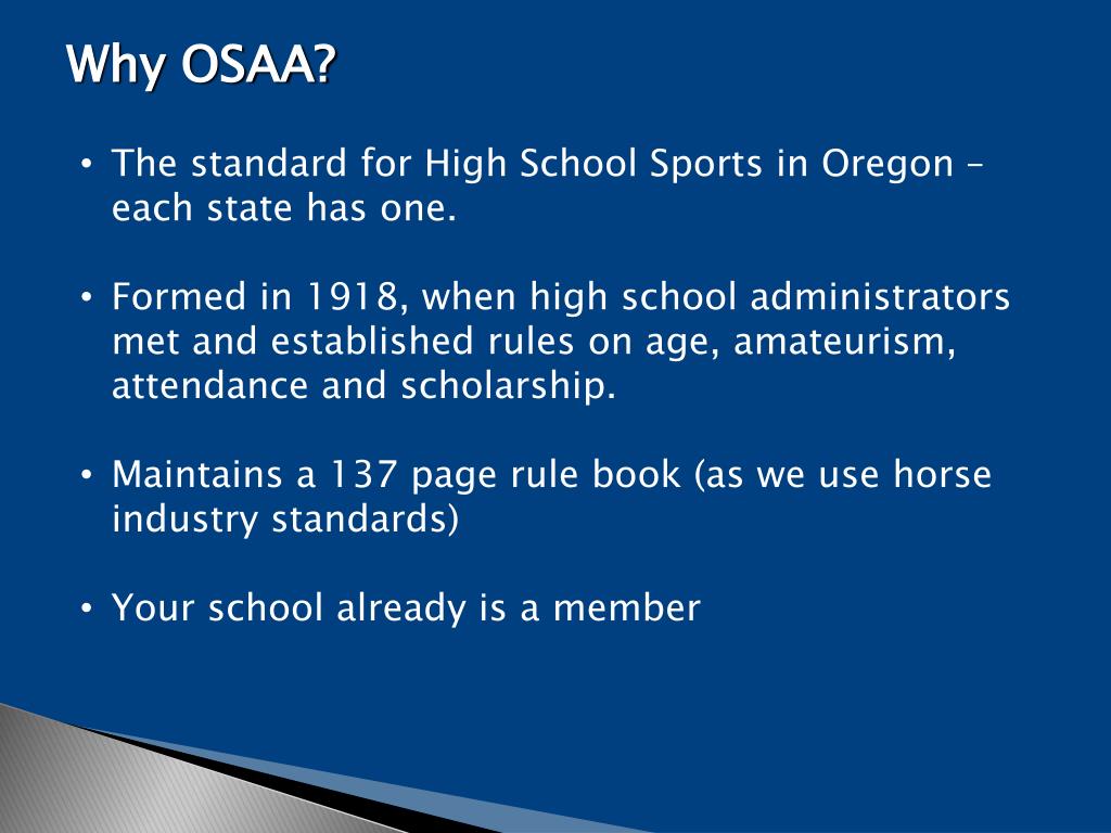 PPT - OHSET Excellence in Equestrian Athletics PowerPoint Presentation ...