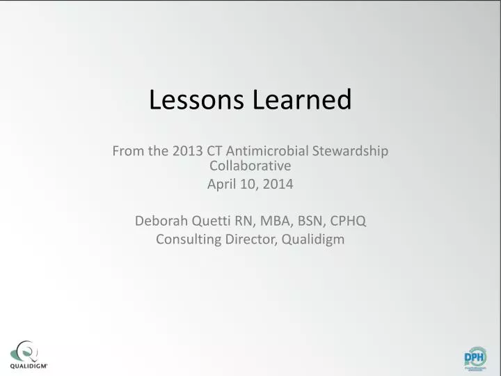 PPT - Lessons Learned PowerPoint Presentation, free download - ID:1593235