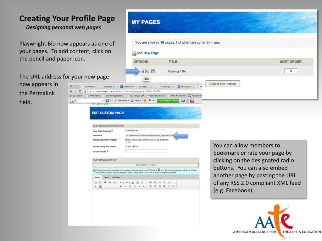 PPT - Setting Up Your Custom Page PowerPoint Presentation, free ...