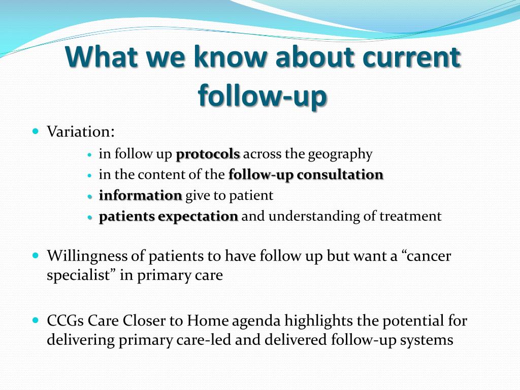 PPT - Primary Care led and delivered follow-up of prostate cancer ...