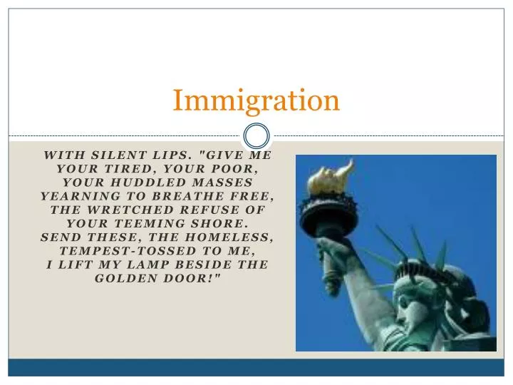 PPT - Immigration PowerPoint Presentation, free download - ID:1593700