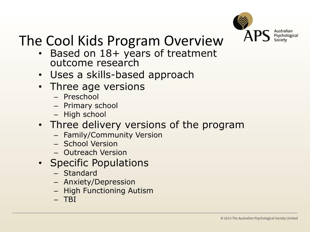 PPT - The Treatment of Childhood Anxiety PowerPoint Presentation, free ...