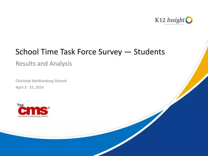 PPT - School Time Task Force Survey — Students PowerPoint Presentation ...