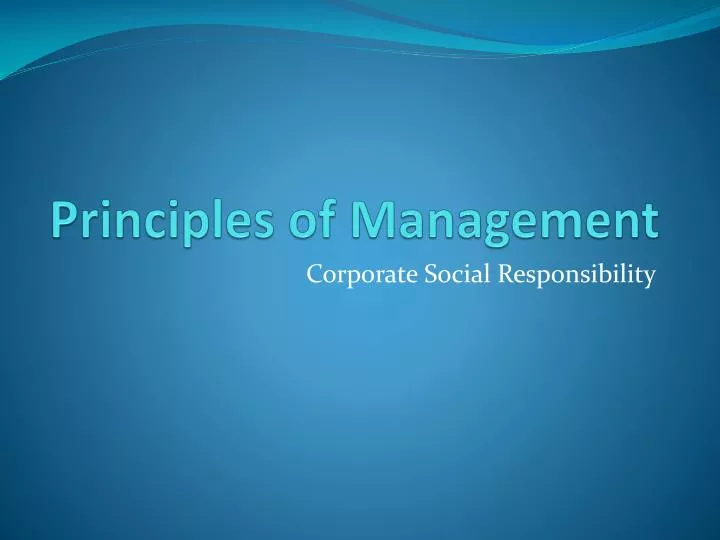 PPT - Principles of Management PowerPoint Presentation, free download ...
