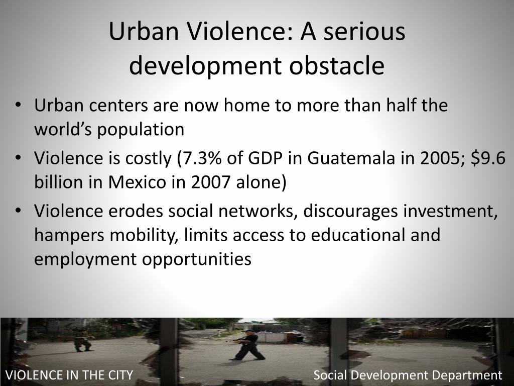 PPT - VIOLENCE IN THE CITY Understanding and Supporting Community ...