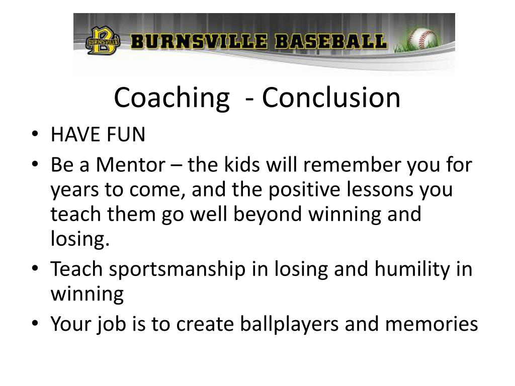 PPT - Burnsville Athletic Club In-House Baseball Coaches Meeting ...