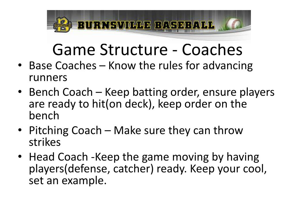 PPT - Burnsville Athletic Club In-House Baseball Coaches Meeting ...