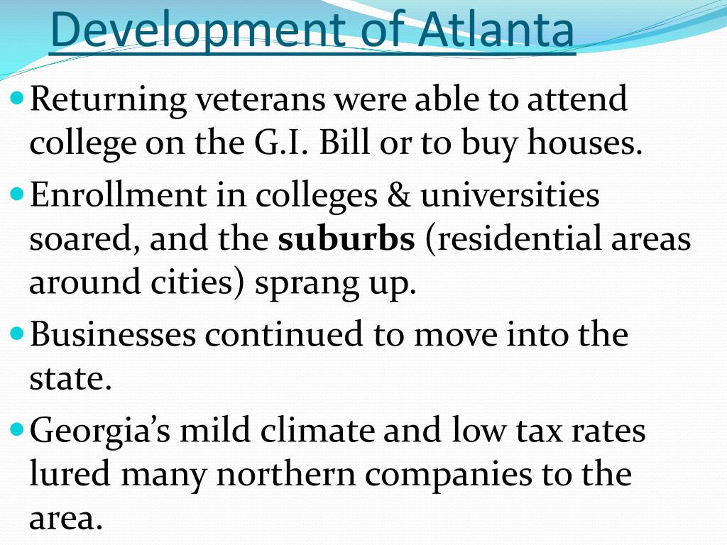 PPT - Post World War II Developments of Georgia (1945-1970) PowerPoint ...