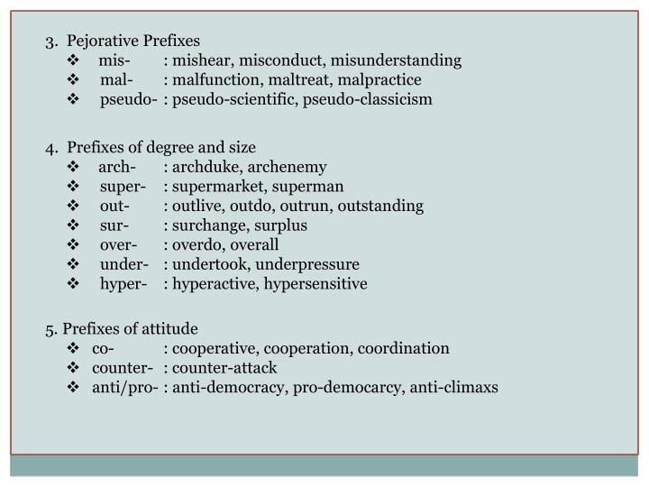 PPT - WORD FORMATION PowerPoint Presentation - ID:1594849