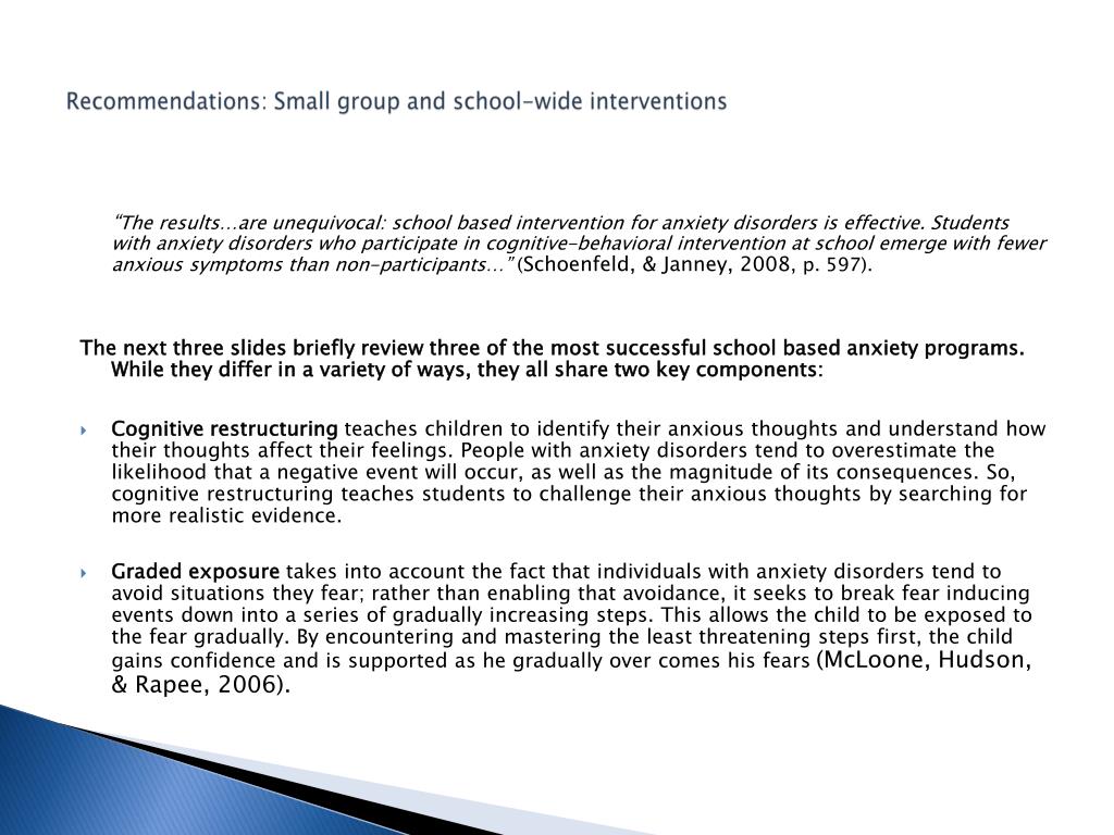 PPT - Late Childhood and Adolescent Anxiety Disorders PowerPoint ...