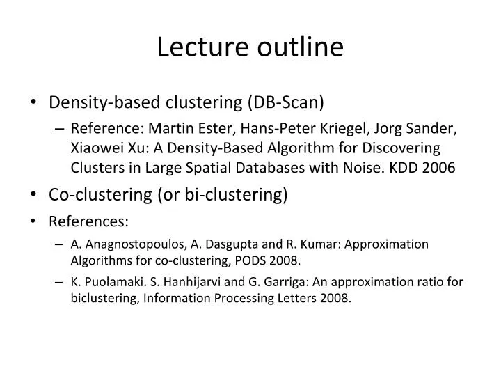 PPT - Lecture outline PowerPoint Presentation, free download - ID:1595374