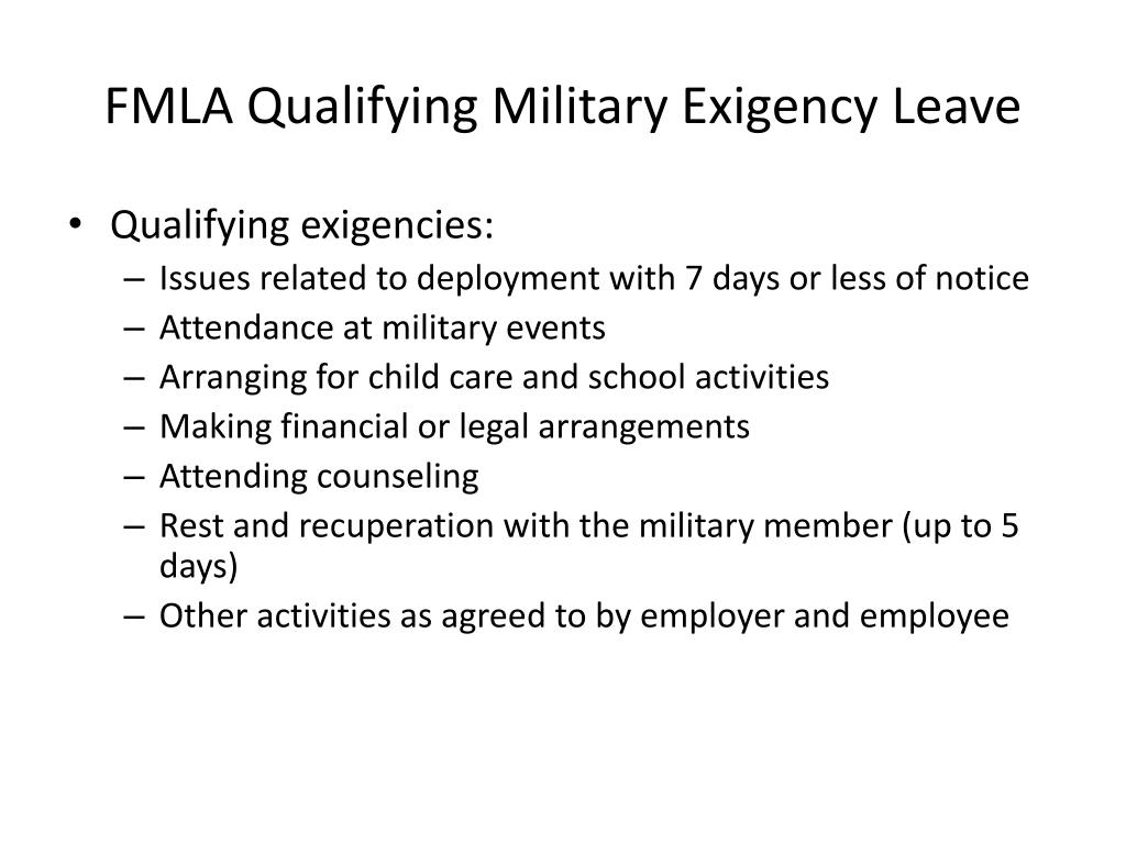 PPT - FAMILY AND MEDICAL LEAVE ACT PowerPoint Presentation, free ...