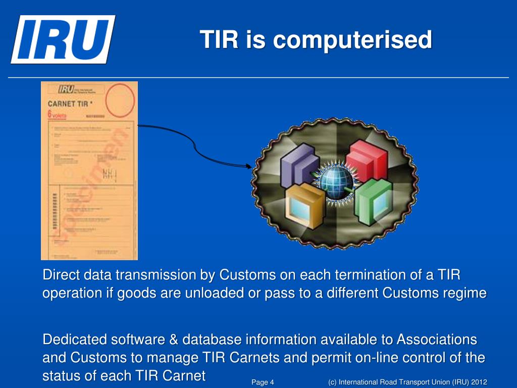 PPT - ECO meeting on operationalising the TIR Convention in Afghanistan ...