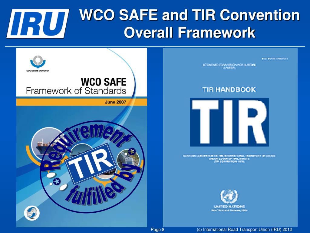PPT - ECO meeting on operationalising the TIR Convention in Afghanistan ...