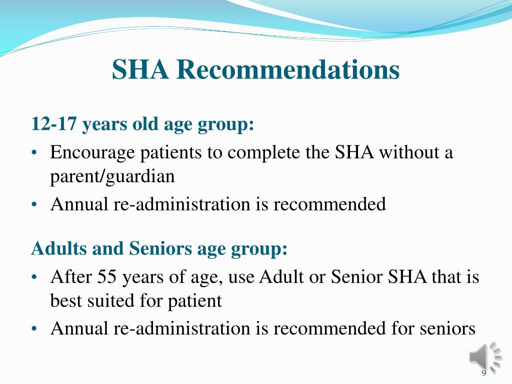 PPT - Information for providers on completing the Staying Healthy ...