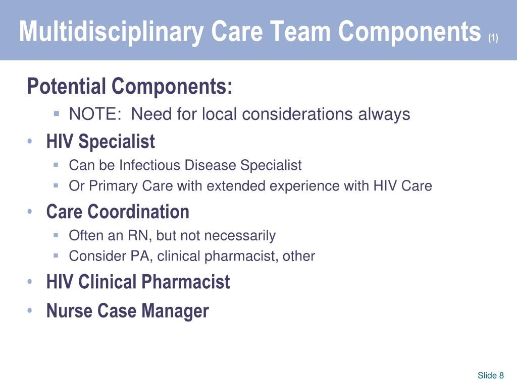 PPT - Optimized Multidisciplinary Care Teams Enhance Antiretroviral ...