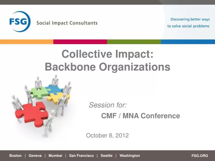 PPT - Collective Impact: Backbone Organizations PowerPoint Presentation ...