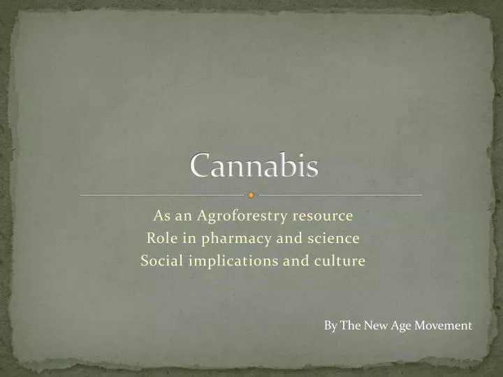 PPT - Cannabis PowerPoint Presentation, free download - ID:1596230