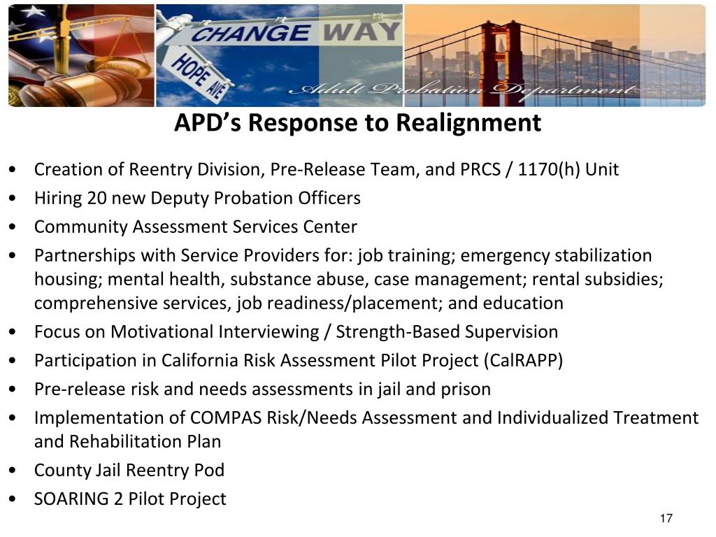 PPT - Public Safety Realignment Act of 2011 (AB109) Impacts on San ...