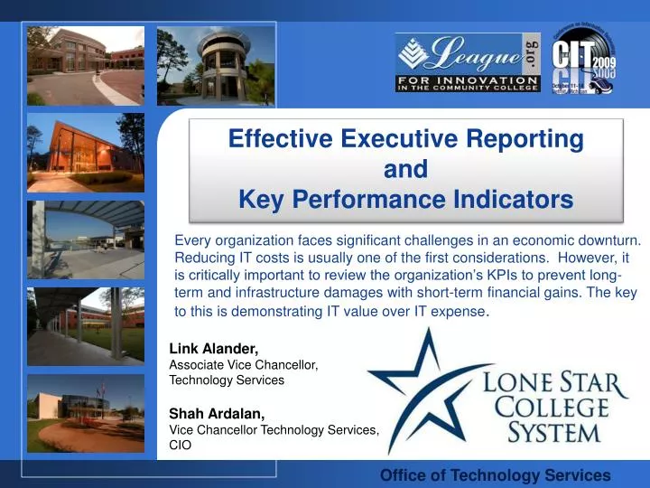 PPT - Effective Executive Reporting and Key Performance Indicators ...