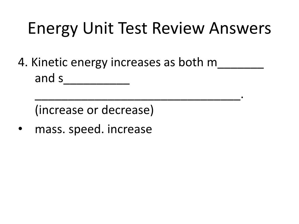 PPT - Energy Unit Test Review Answers PowerPoint Presentation, free ... PPT - Energy Unit Test Review Answers PowerPoint Presentation, free ...