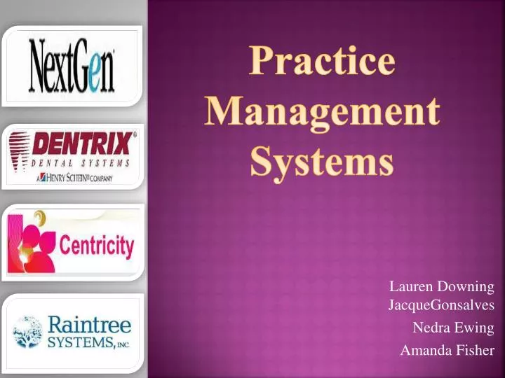 PPT - Practice Management Systems PowerPoint Presentation, free ...