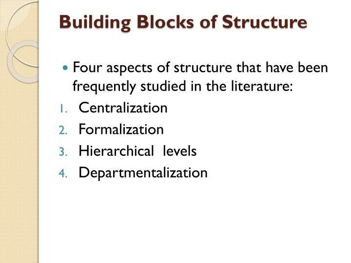 PPT - Organizational Structure PowerPoint Presentation - ID:1596747