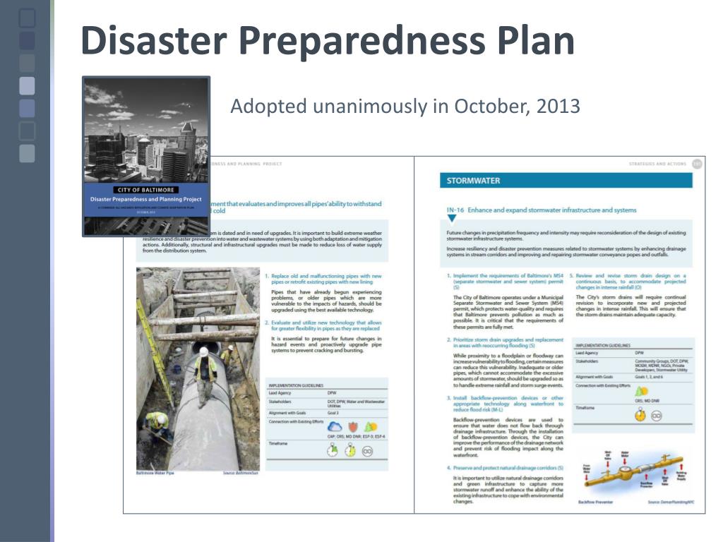 PPT - City of Baltimore Disaster Preparedness Project and Plan (DP3 ...