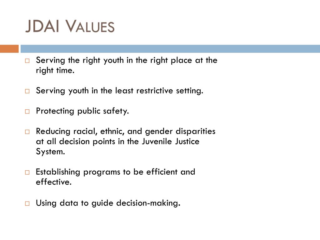 PPT - Juvenile Detention Alternatives Initiative A project of the Annie ...