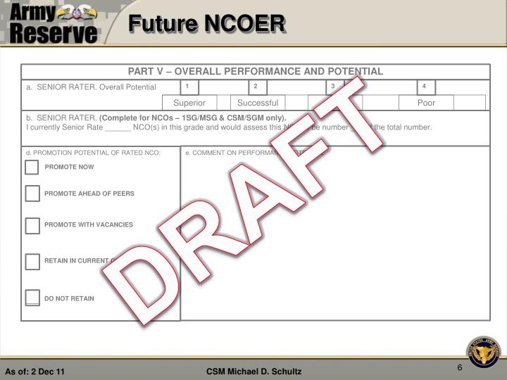 PPT - CSM Michael D. Schultz Command Sergeant Major U.S. Army Reserve ...
