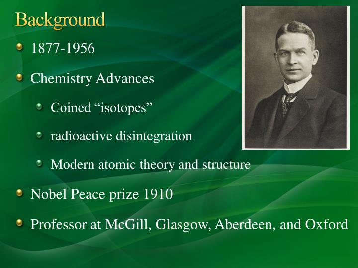 PPT - Frederick Soddy PowerPoint Presentation - ID:1597640