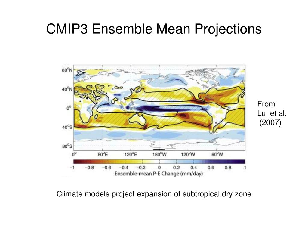 PPT - Tropical Expansion Impact on Hydrological Cycles: New Research ...