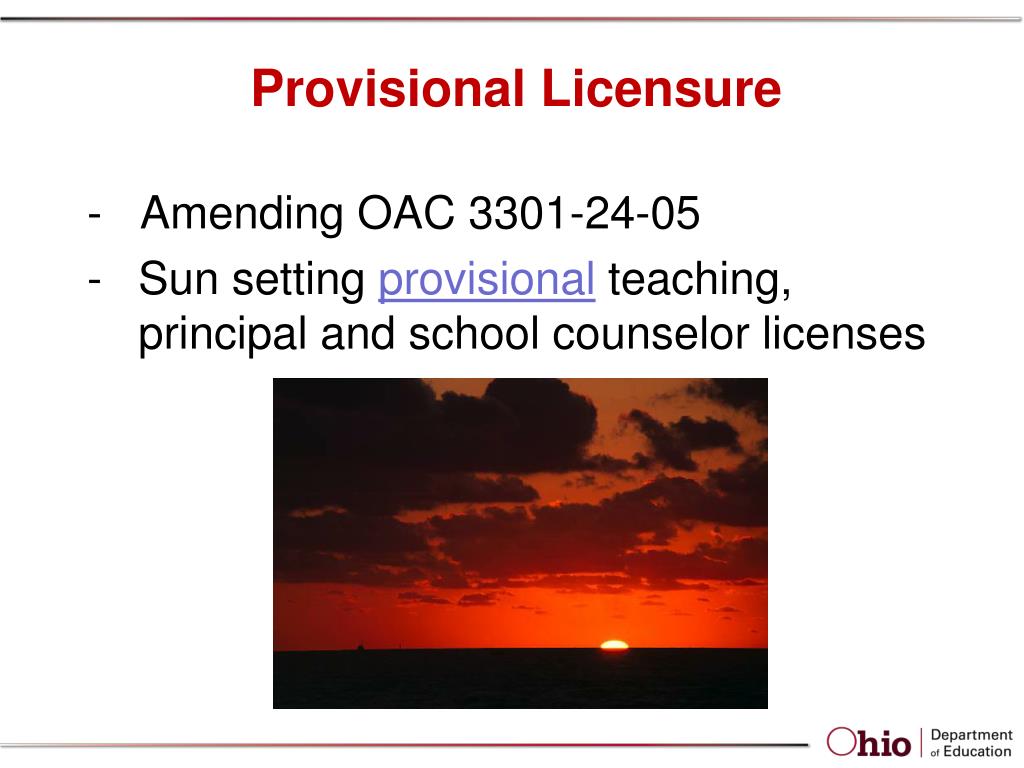 PPT - Updates on Ohio's Educator Licensure and Teacher Evaluation ...