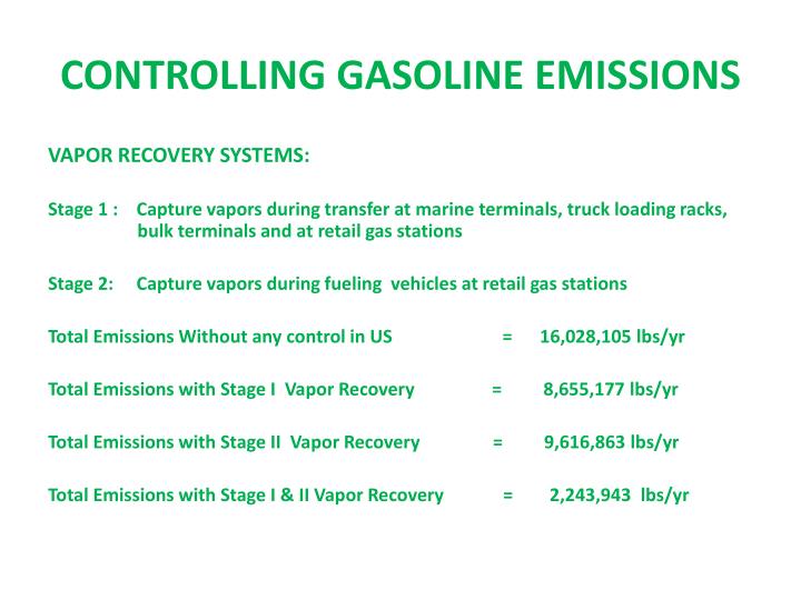 PPT - VAPOR RECOVERY UNITS AT PowerPoint Presentation - ID:1598429