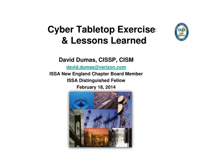 PPT - Cyber Tabletop Exercises & Lessons Learned PowerPoint ...