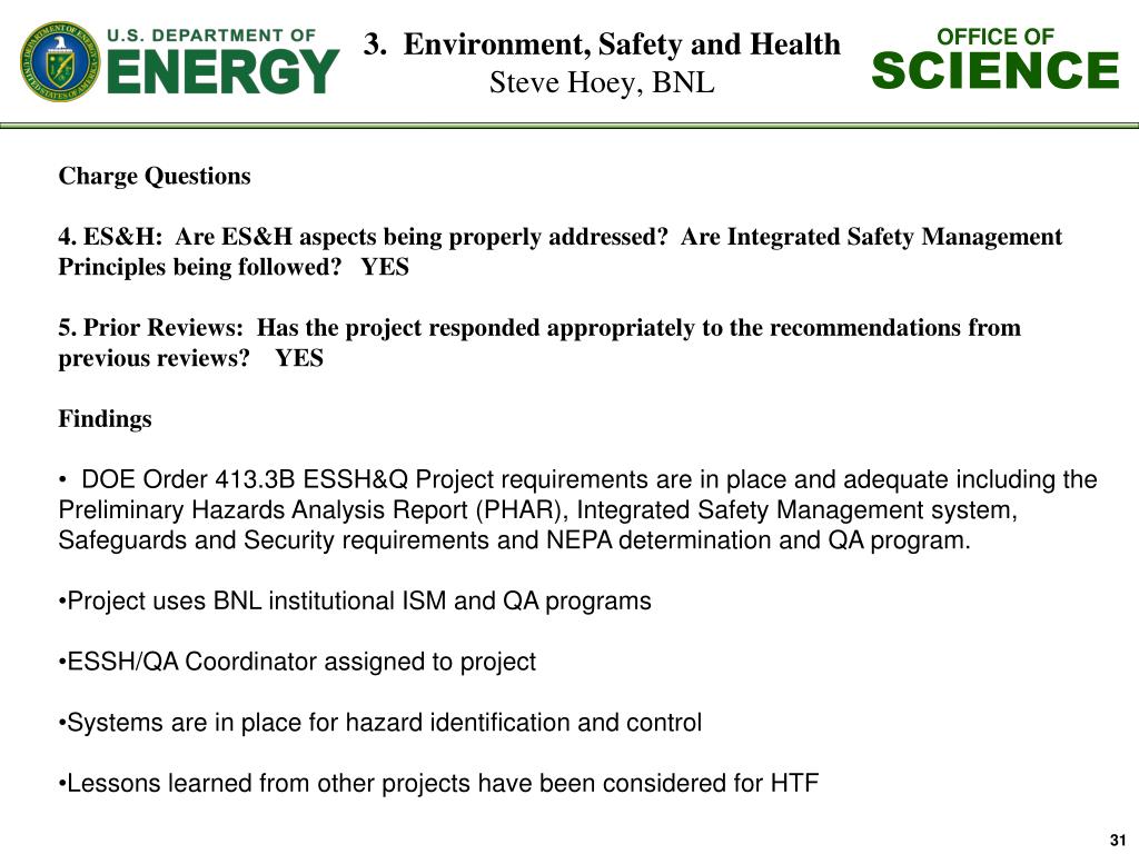 PPT - Ethan Merrill Review Committee Chair Office of Science, U.S ...