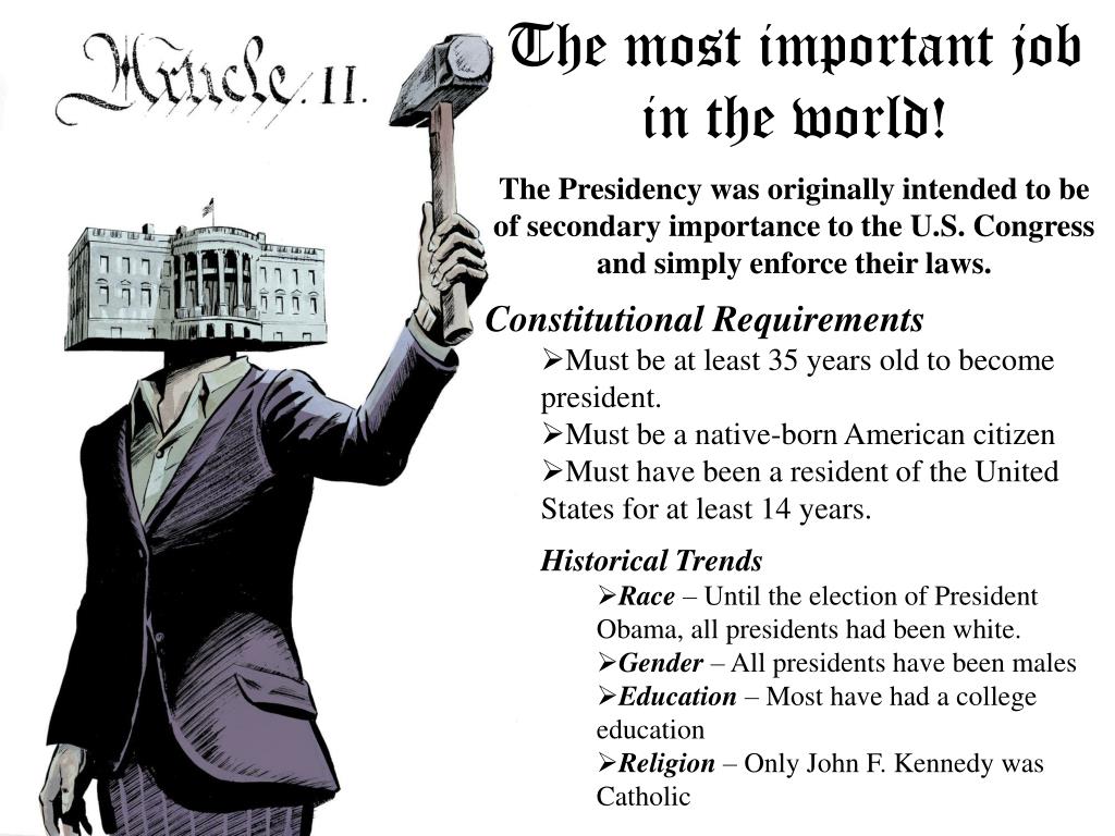 PPT - The President and the Vice President PowerPoint Presentation ...