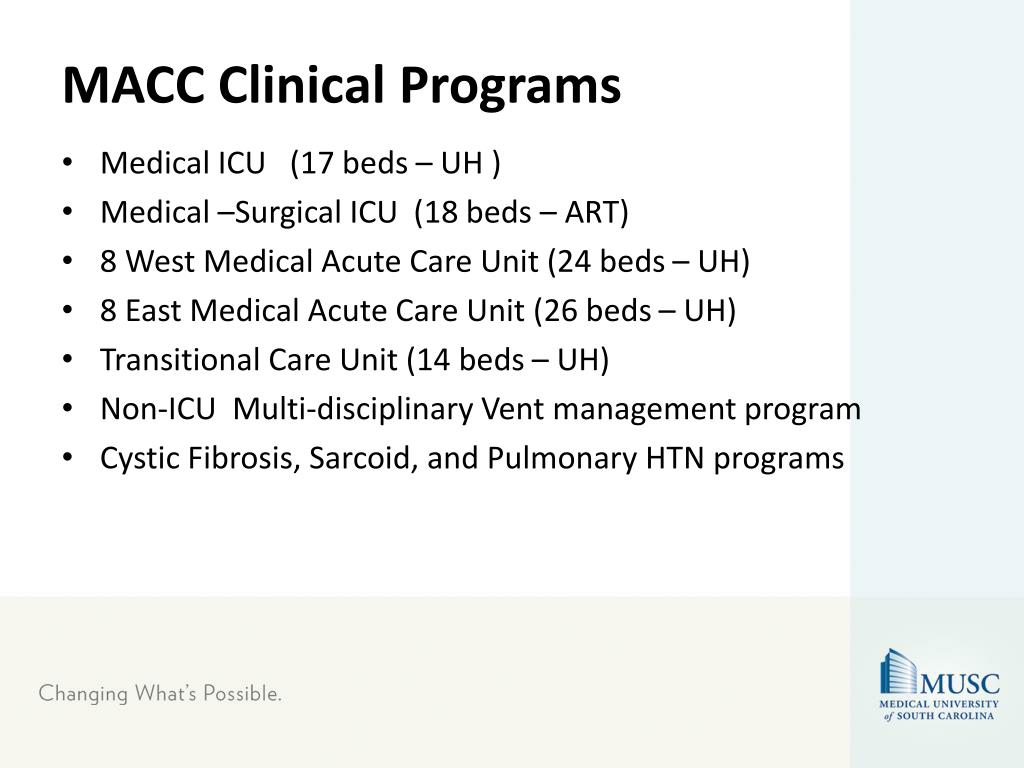 PPT - Medicine Acute Critical Care Service Line (MACC) Service Line ...