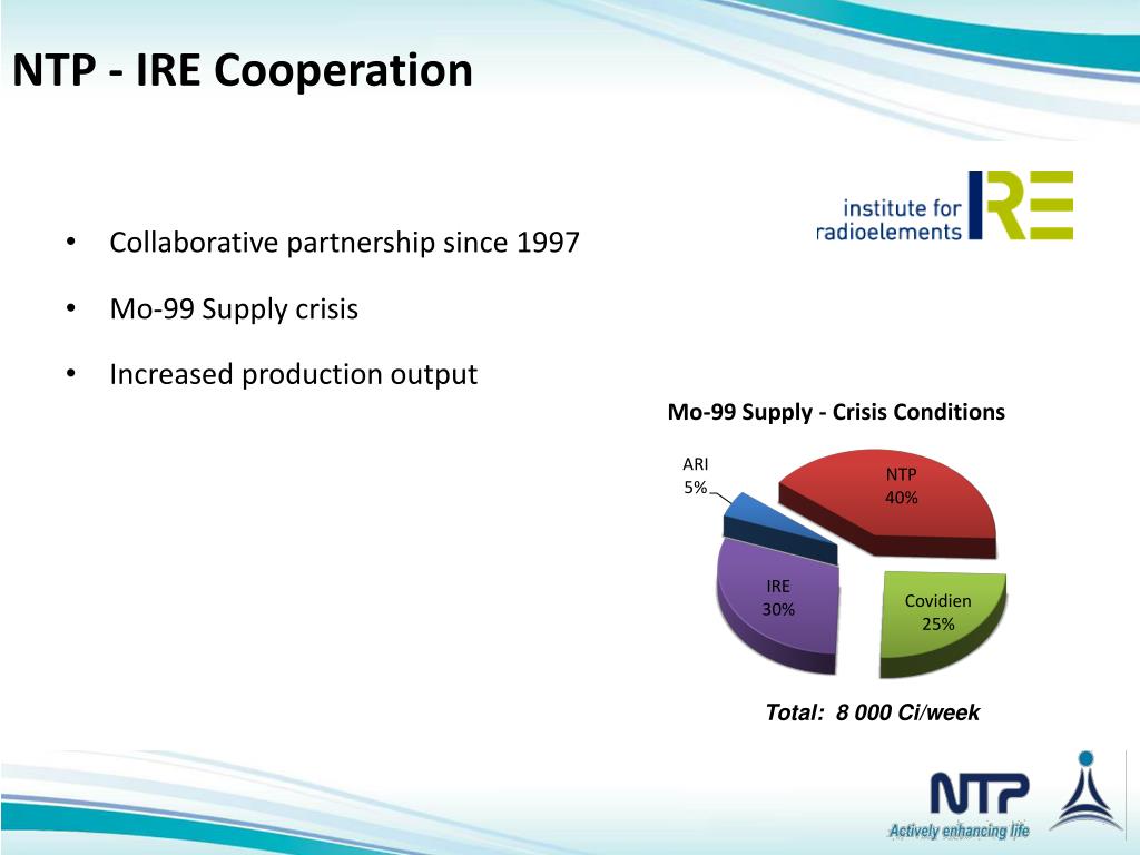 PPT - NTP Radioisotopes SOC Ltd A subsidiary of Necsa Ltd Pelindaba ...