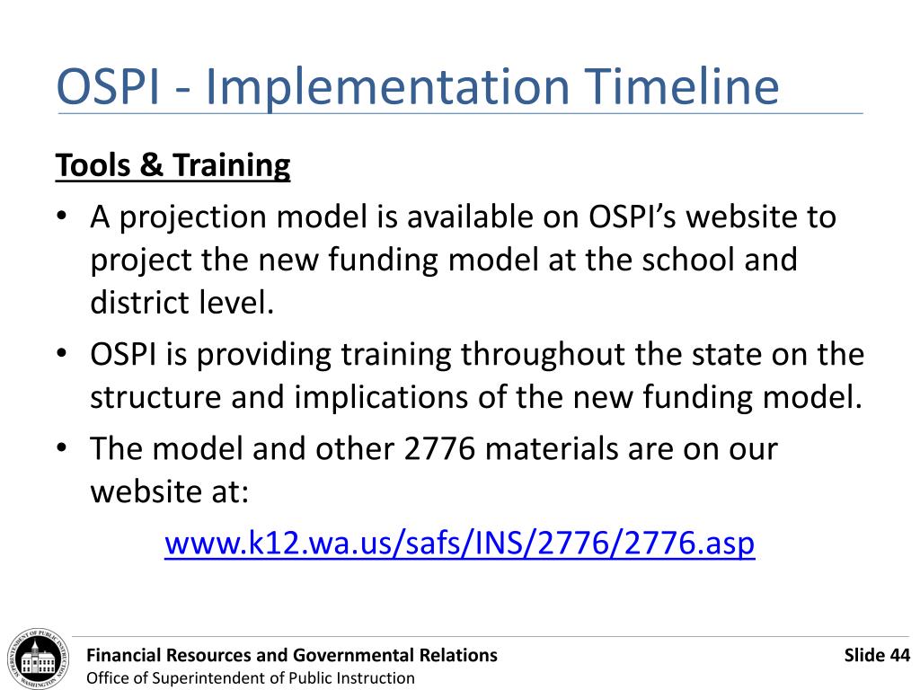 PPT - Implications of 2776: New Basic Education Funding Formula For ...