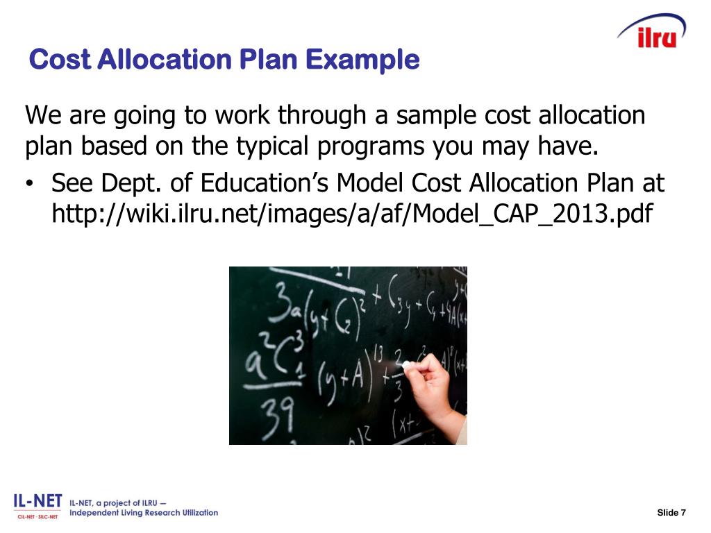 PPT - Comprehensive Cost Allocation Plans for CILs PowerPoint ...