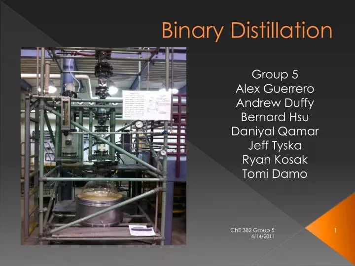PPT - Binary Distillation PowerPoint Presentation, free download - ID ...