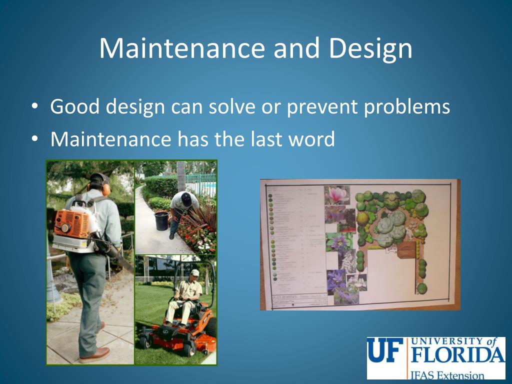 PPT - Designing for Florida-Friendly Landscape Maintenance Erin Alvarez ...