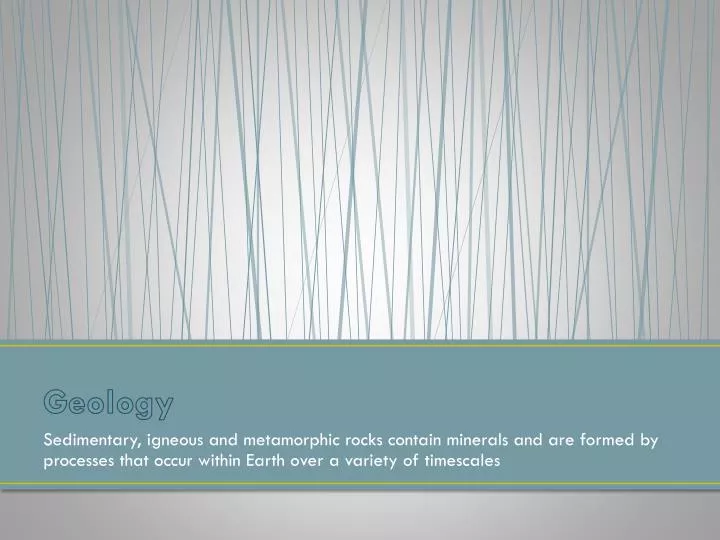 PPT - Geology PowerPoint Presentation, free download - ID:1599921