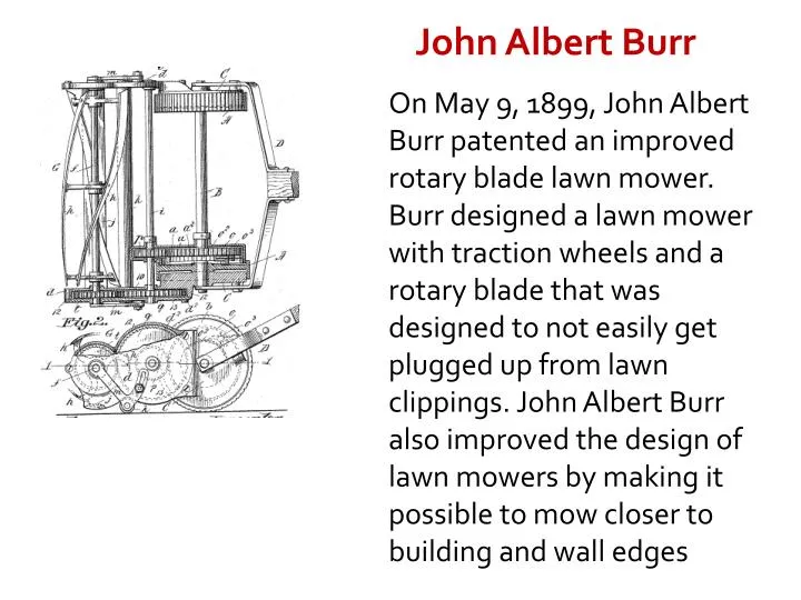 PPT - John Albert Burr PowerPoint Presentation, free download - ID:1600225