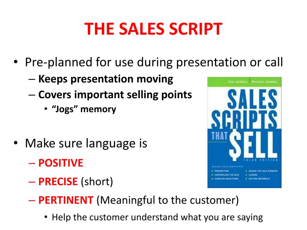 PPT - Perform pre-sales activities to facilitate sales presentation ...